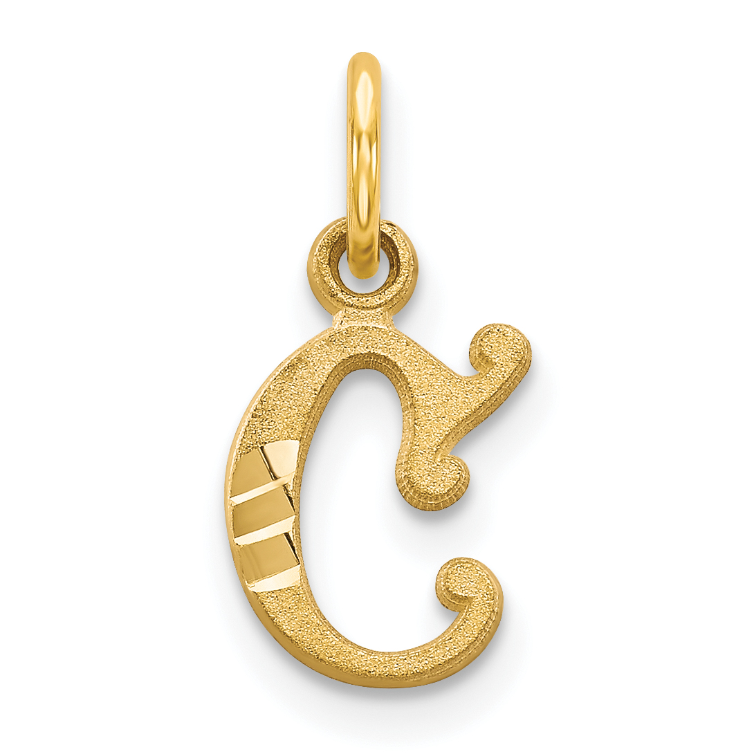 14k Letter C Initial Charm C565C 886774090795| eBay