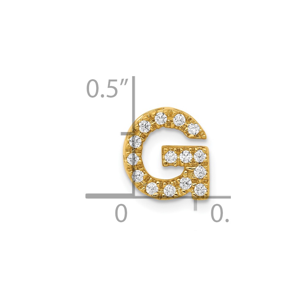 10K Diamond Letter G Initial Charm | J.C.’s Jewelry & Repair