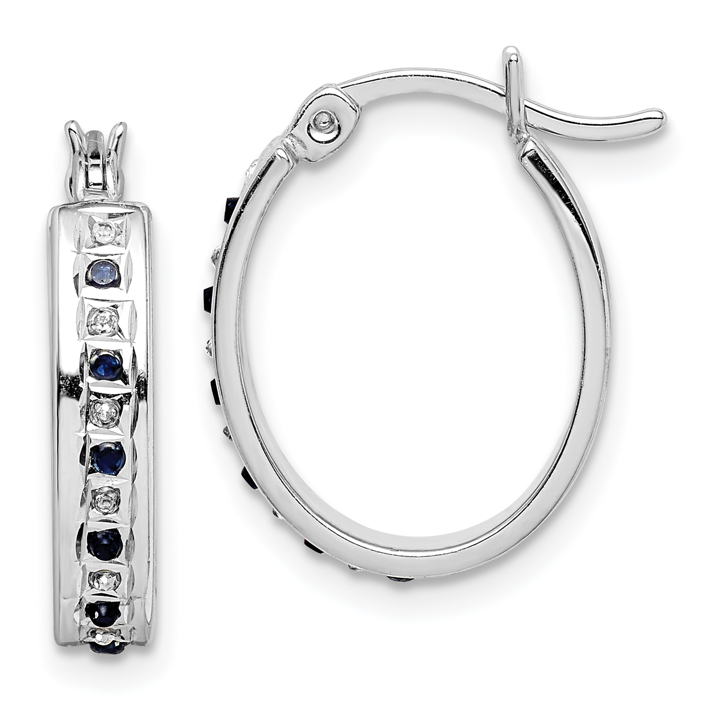 Diamond Fascination Mystique Silver Platinum-plated Diamond and ...