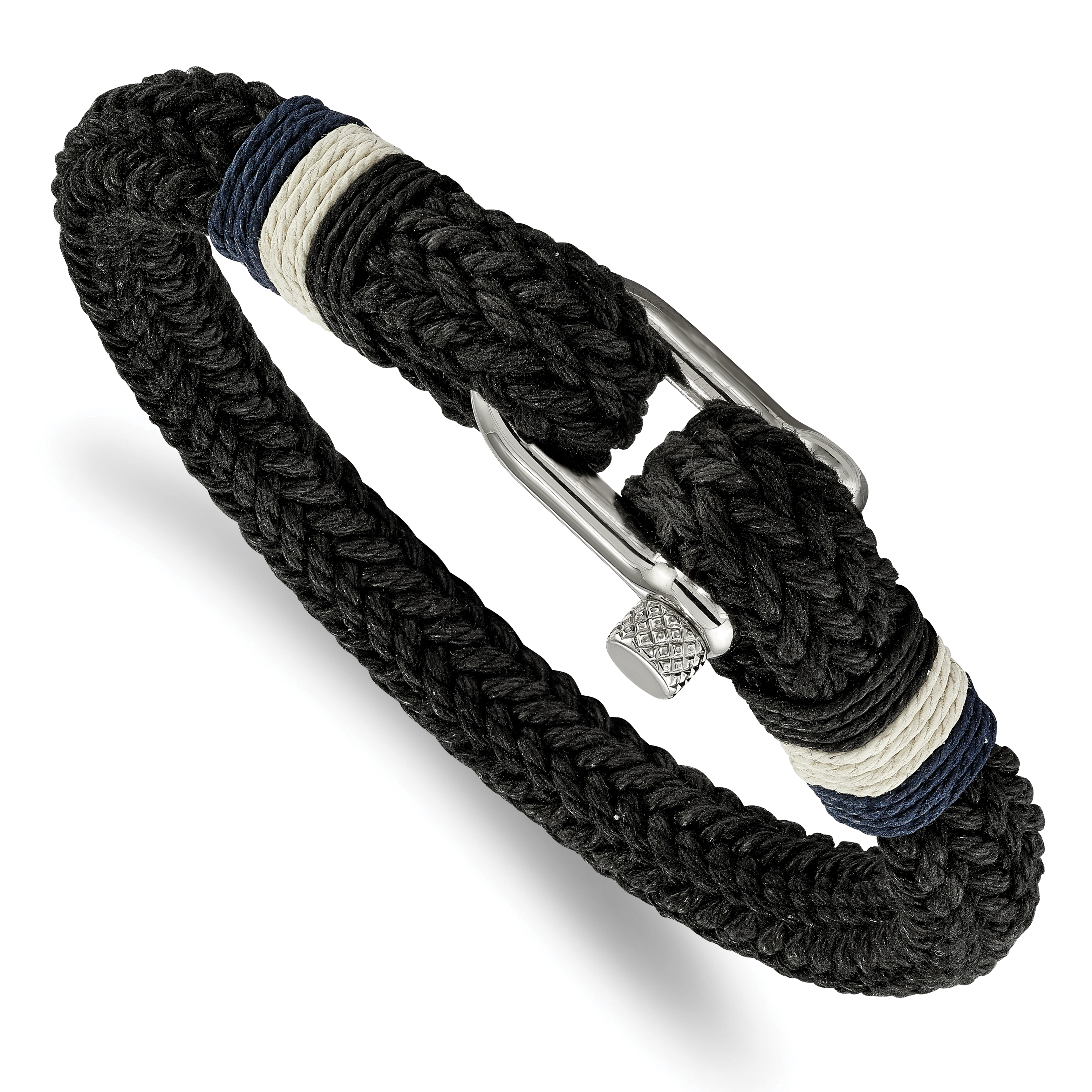 Black cotton bracelet store